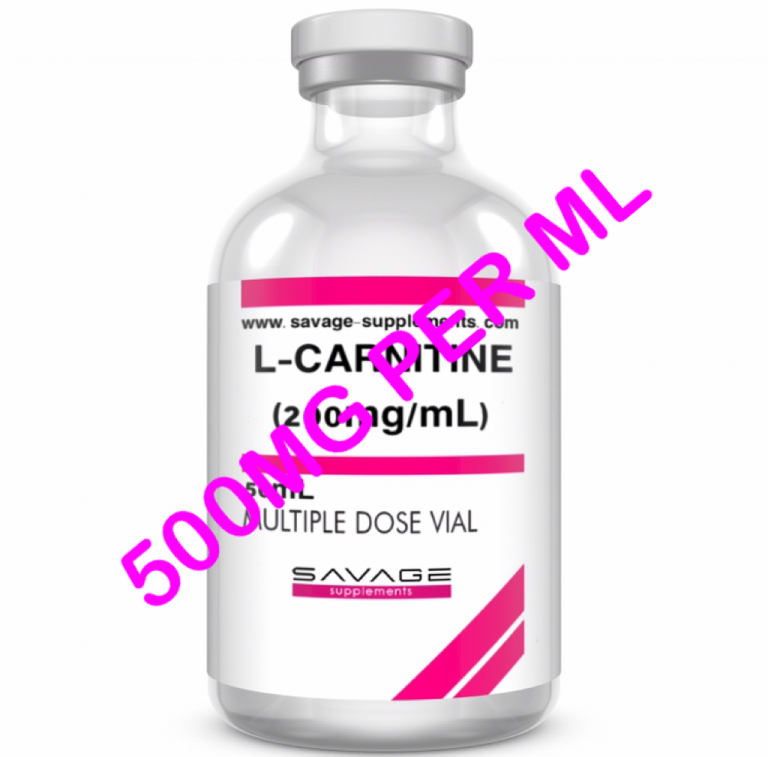 L-Carnitine 500mg/ml 50ml vial – Savage Supplements