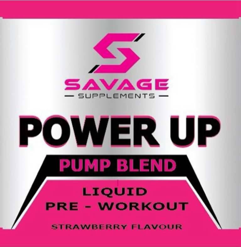 POWER UP pre workout 100ml – Savage Supplements